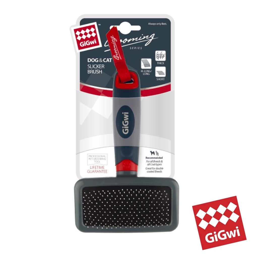 GiGwi Slicker Deshed Pet Grooming Brush | Shopee Philippines