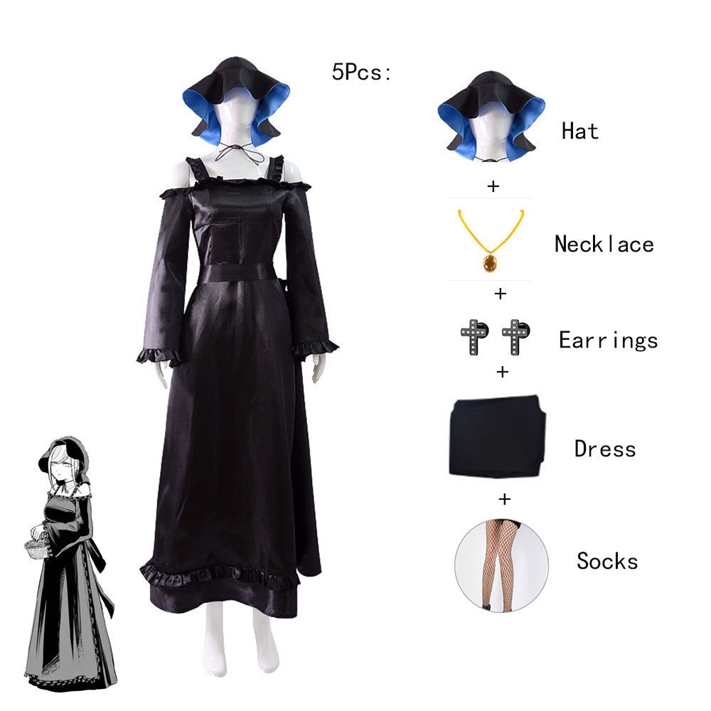 Anime Alice Lendrott Cosplay Dress Shinigami Bocchan to Kuro Maid The ...