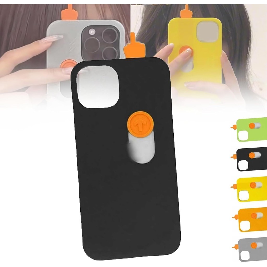 3D Printed Sliding Middle Finger Phone Case Toy, Creative Friendly ...