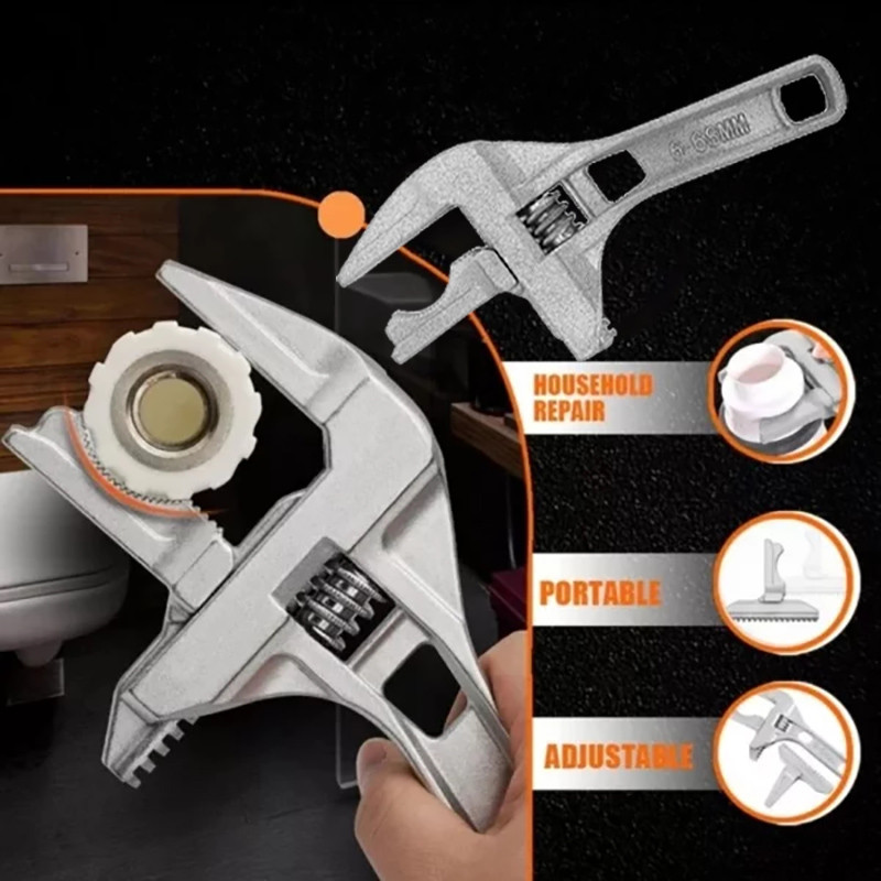 Wrench 6-68mm Multifunction USA GNT Pipe Bathroom Wrench 200mm | Shopee ...