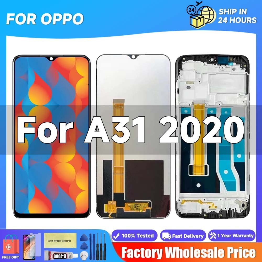 Original For OPPO A31 2020 CPH2015 LCD Display Touch Screen Digitizer ...