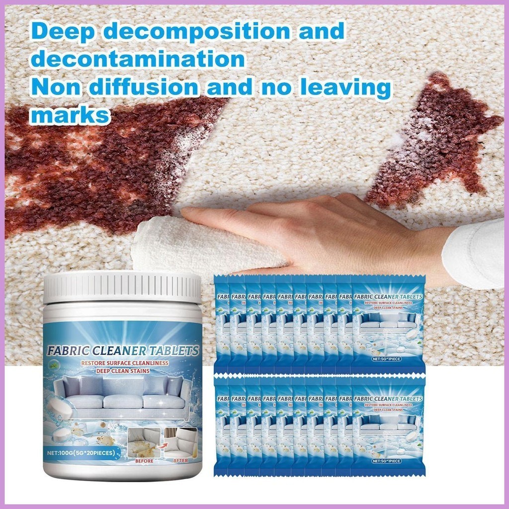 Sofa Cleaning Tablets Fabric Sofa Cleaner Effervescent Tablets Deep ...