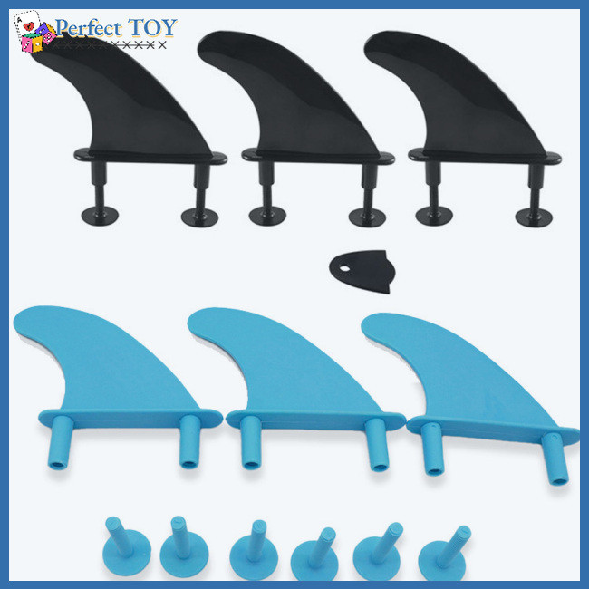 Perfect Set Of 3 Replacement Paddle Board Fin, Quick Release Detachable ...