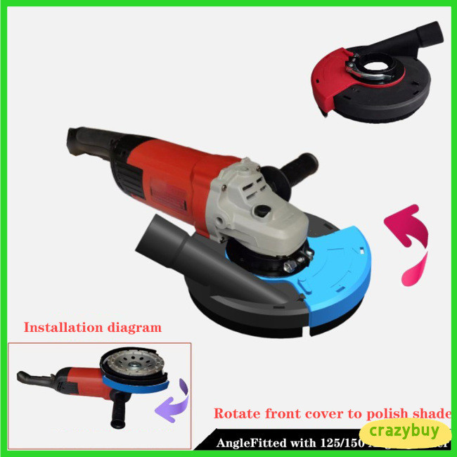 CR 5inch Angle Grinder Dust Shroud For 39-51mm Angular Polishing ...