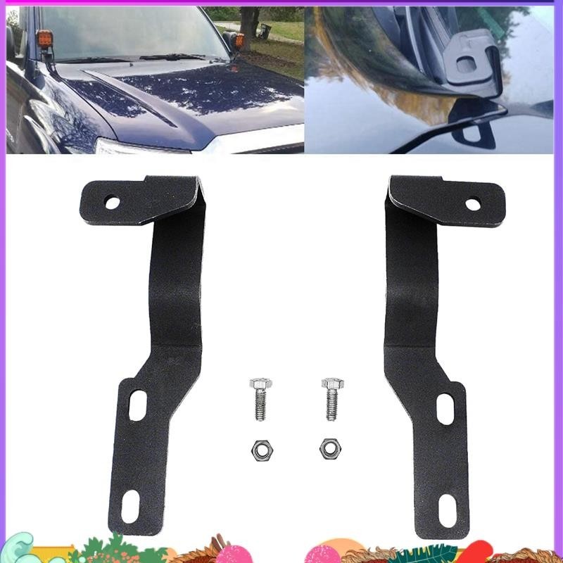 Front Hood LED Light Mounting Bracket Hood Ditch Lamp Brackets Kit for ...