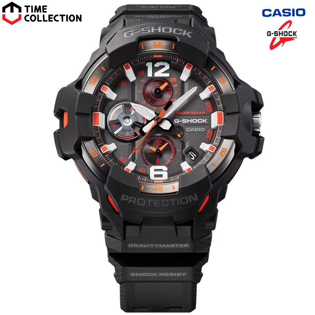 Casio G-shock GR-B300-1A4 Gravity Master Analog Rubber Strap Bluetooth Solar Watch For Men ...