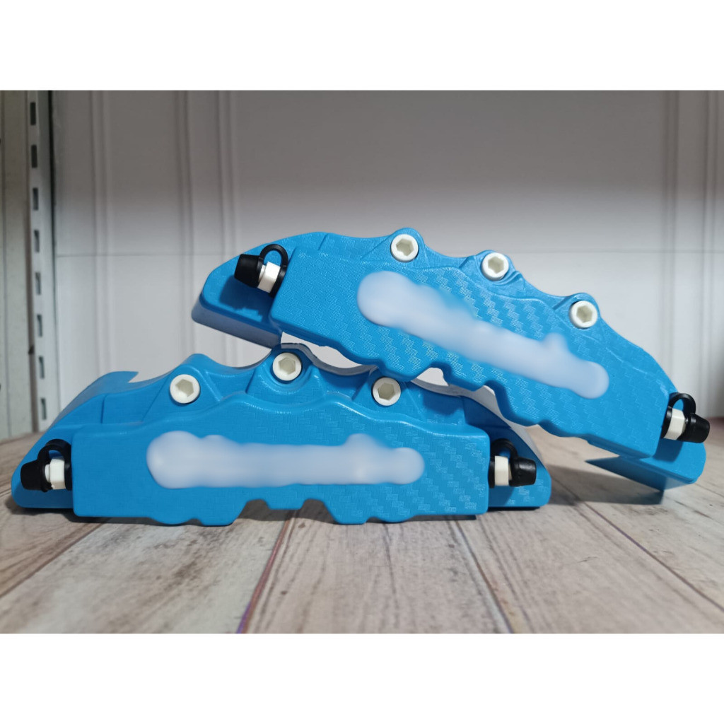 Blue Racing Brake Disk Cover Car Disc Brake Caliper Cover | Shopee ...