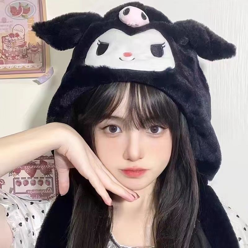 Jumping Up Cap Cinnamoroll My Melody Ear Moving Hat Glowing Plush ...