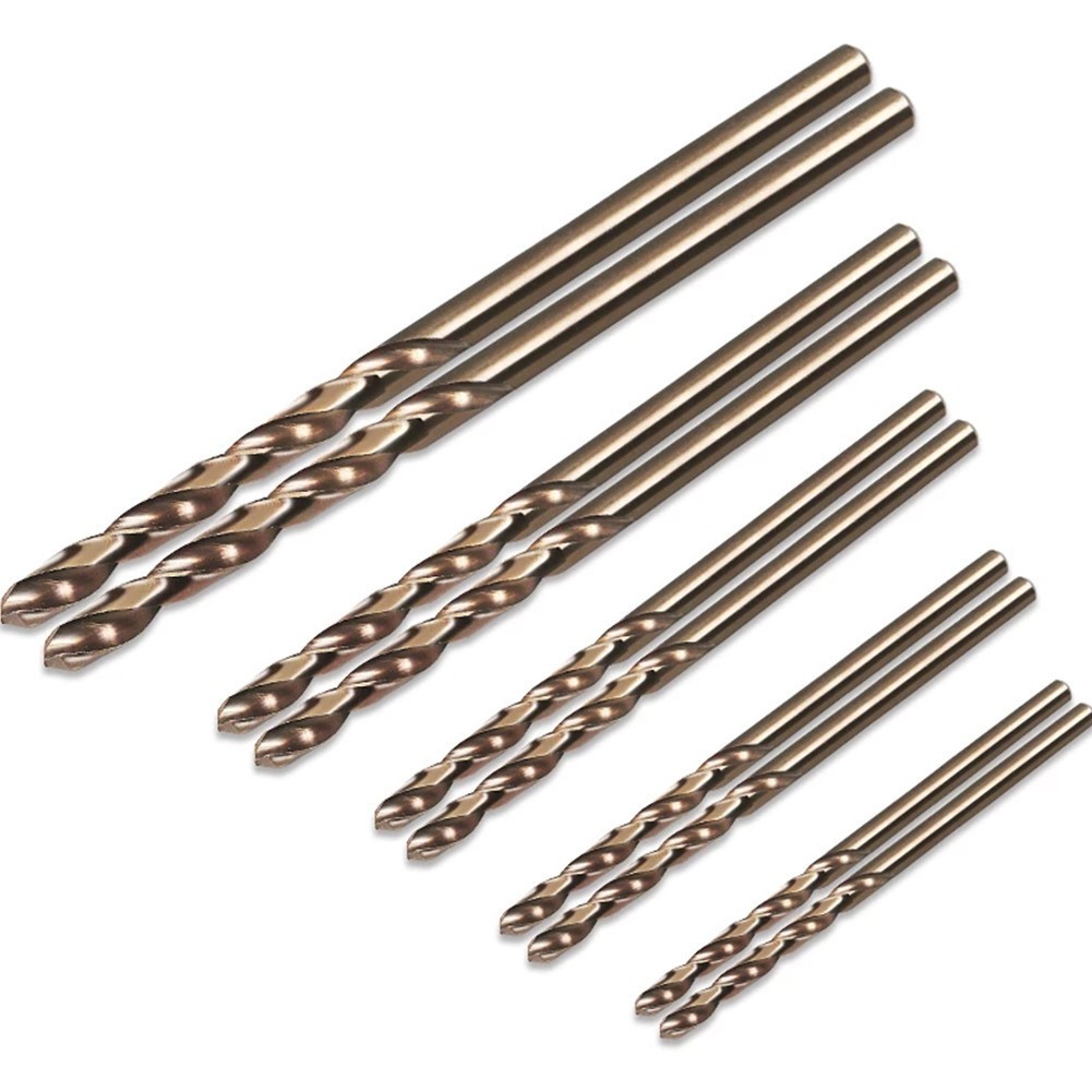 【DRHT】10pcs HSS M35 Cobalt Drill Bit 1mm 1.5mm 2mm 2.5mm 3mm used for ...