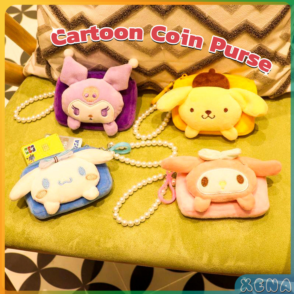 XEna Coin Purse Plush Mini Wallet Cartoon Change Bag Kids Gift With ...
