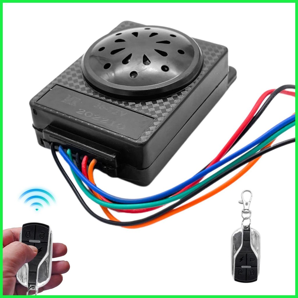 Motorcycle Alarm Motorcycle Anti-Theft Security Burglar Alarm System ...