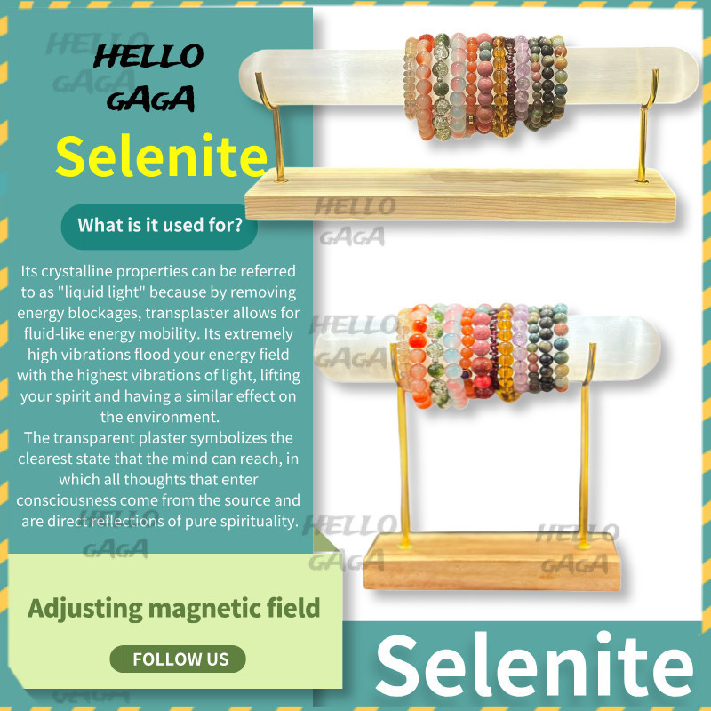 Selenite stand [Healing energy series] elenite Stand 3-in-1: Bead ...