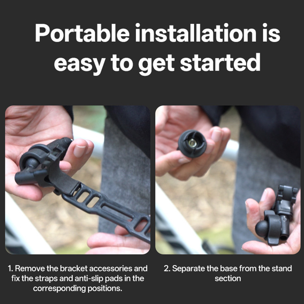 Bicycle Lamp Holder 360 Rotation Handlebar Light Holder for Mountain ...