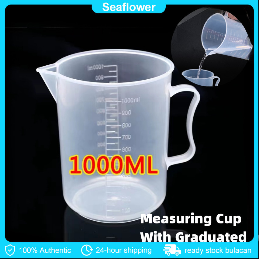 1000ML Graduated Measuring Cup Plastic Liquid Container plastic Making ...