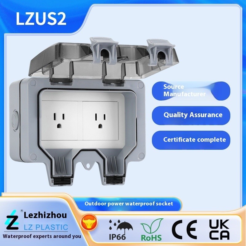 New Style Waterproof Heightened American Standard Socket 110v Socket ...