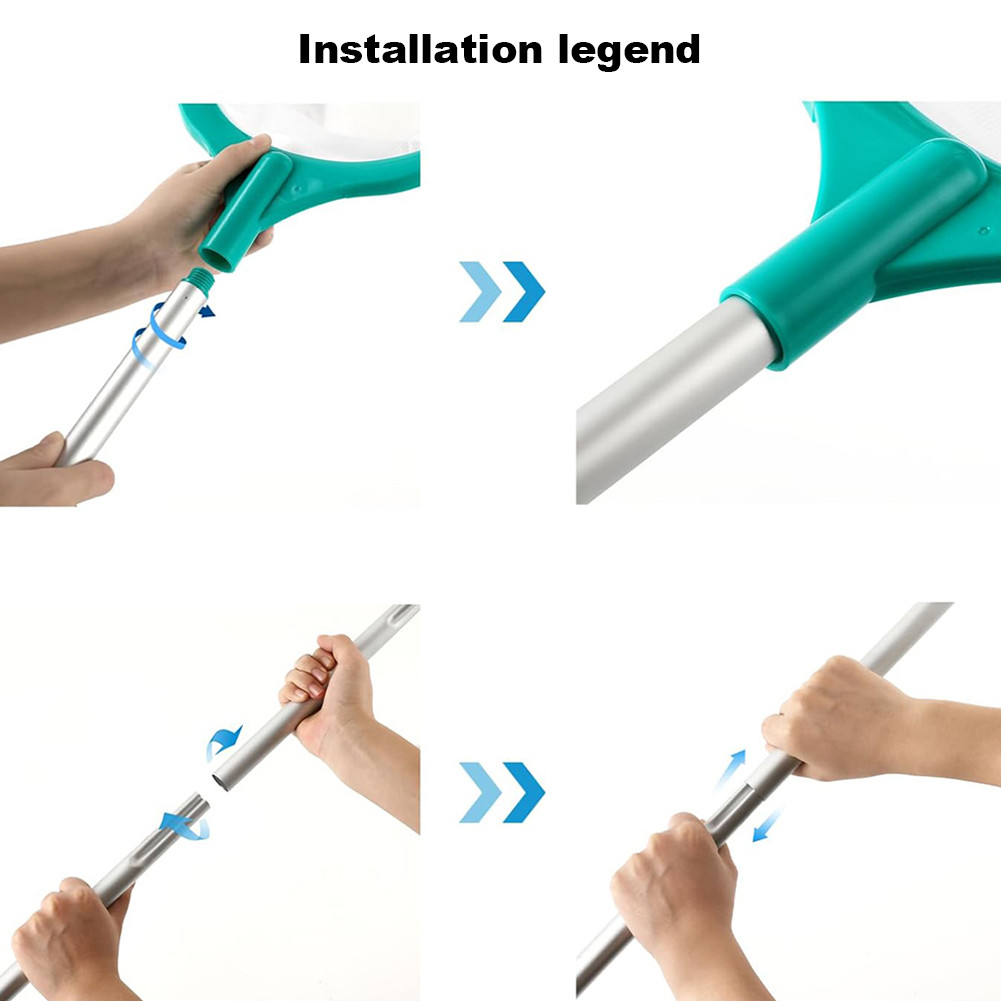 [Seriena.ph] Pool Skimmer Net with Pole Ultra Fine Mesh Pool Nets for Cleaning Leaves Debris ...