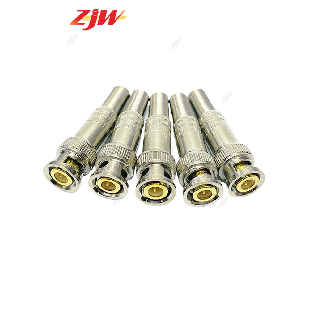 ZJW BNC Connector (scew type) for Coaxial RG59 and RG6 Siamese cable BNC 5pcs | Shopee Philippines