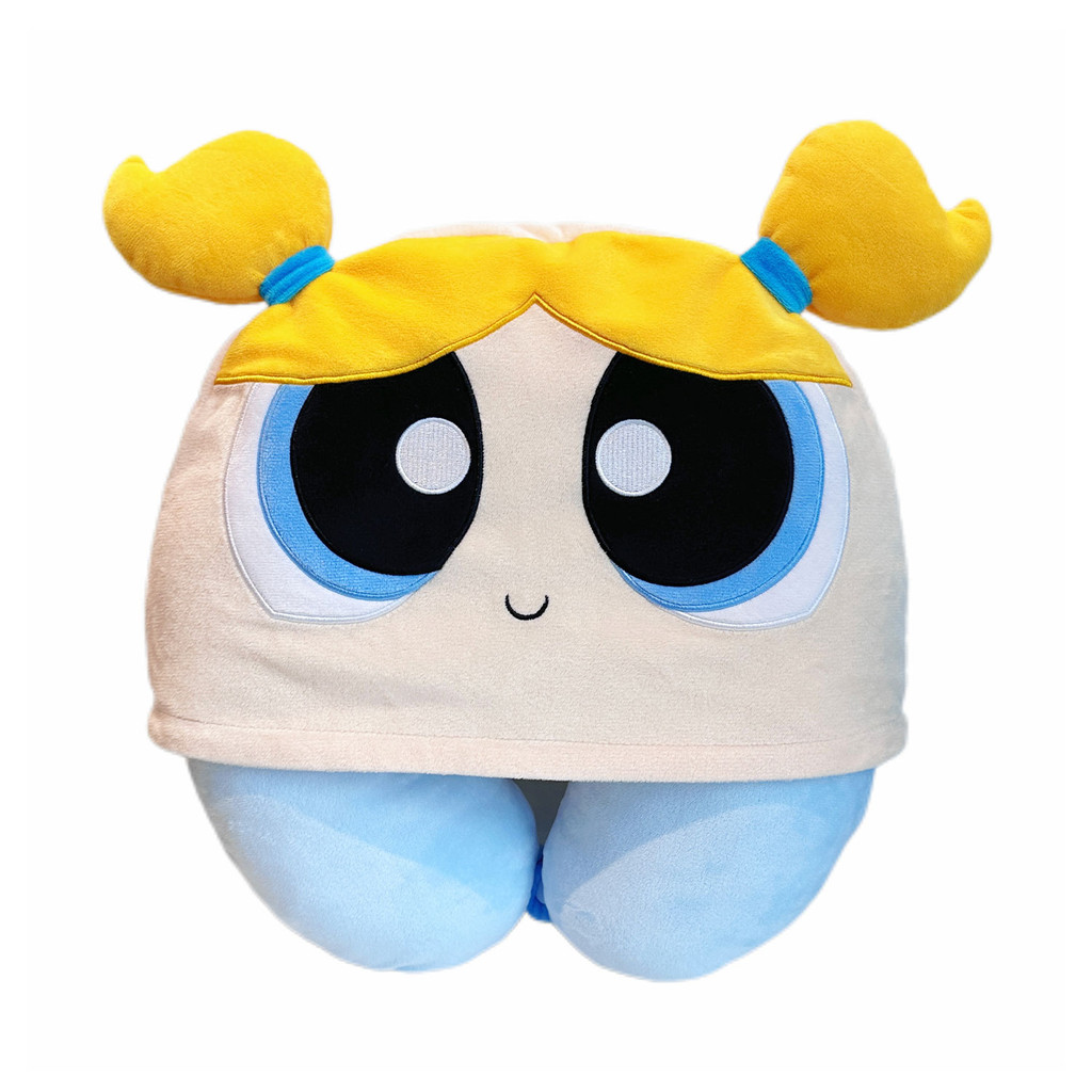 MINISO The Powerpuff Girls Collection Padded Neck Pillow with Hood ...