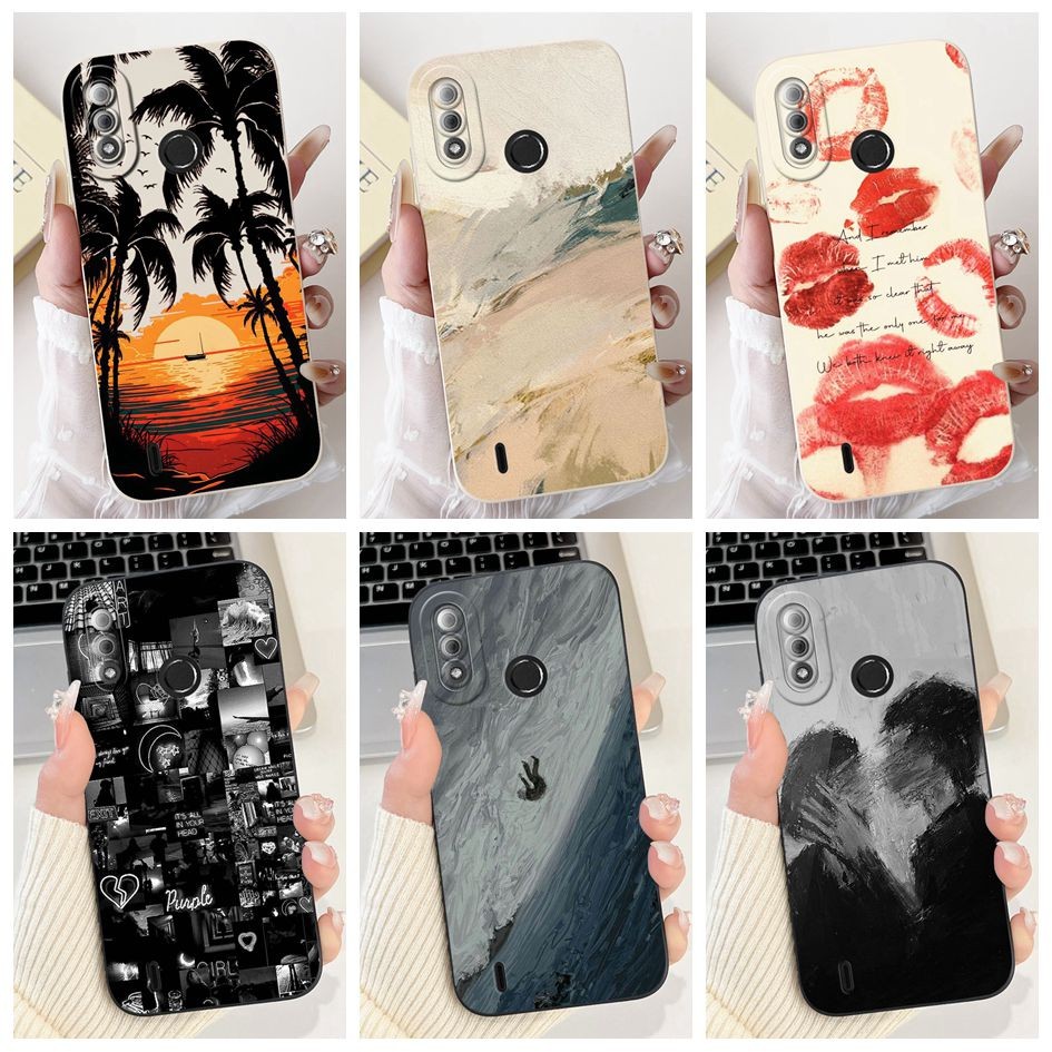 For Itel A56 Pro Casing Cool Fashion Sunset Landscape Soft Liquid ...