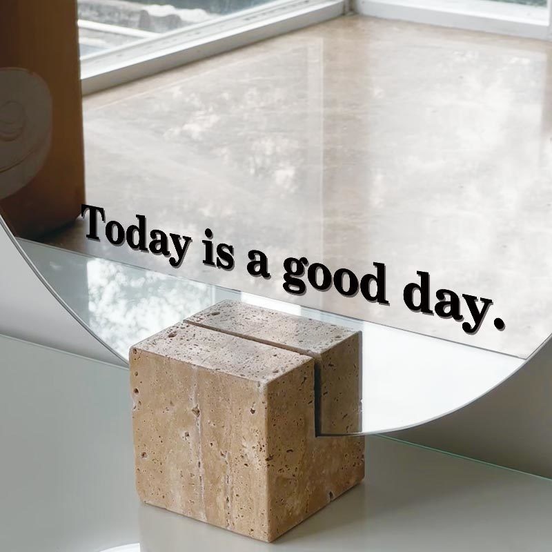 Glass Door Sticker Today is a good day English Pattern Window Decal ...