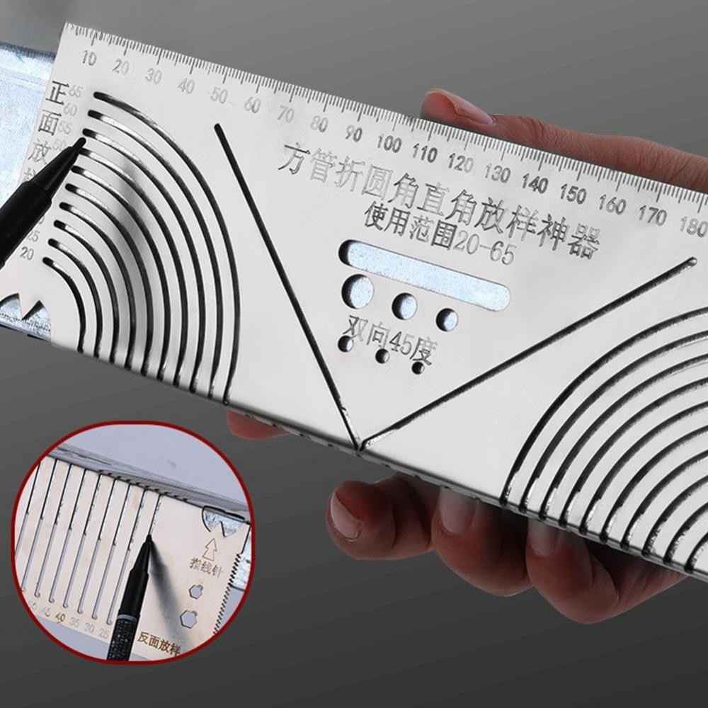 Multifunctional Square Tube Rounded Corner Drawing Tool And Multi ...