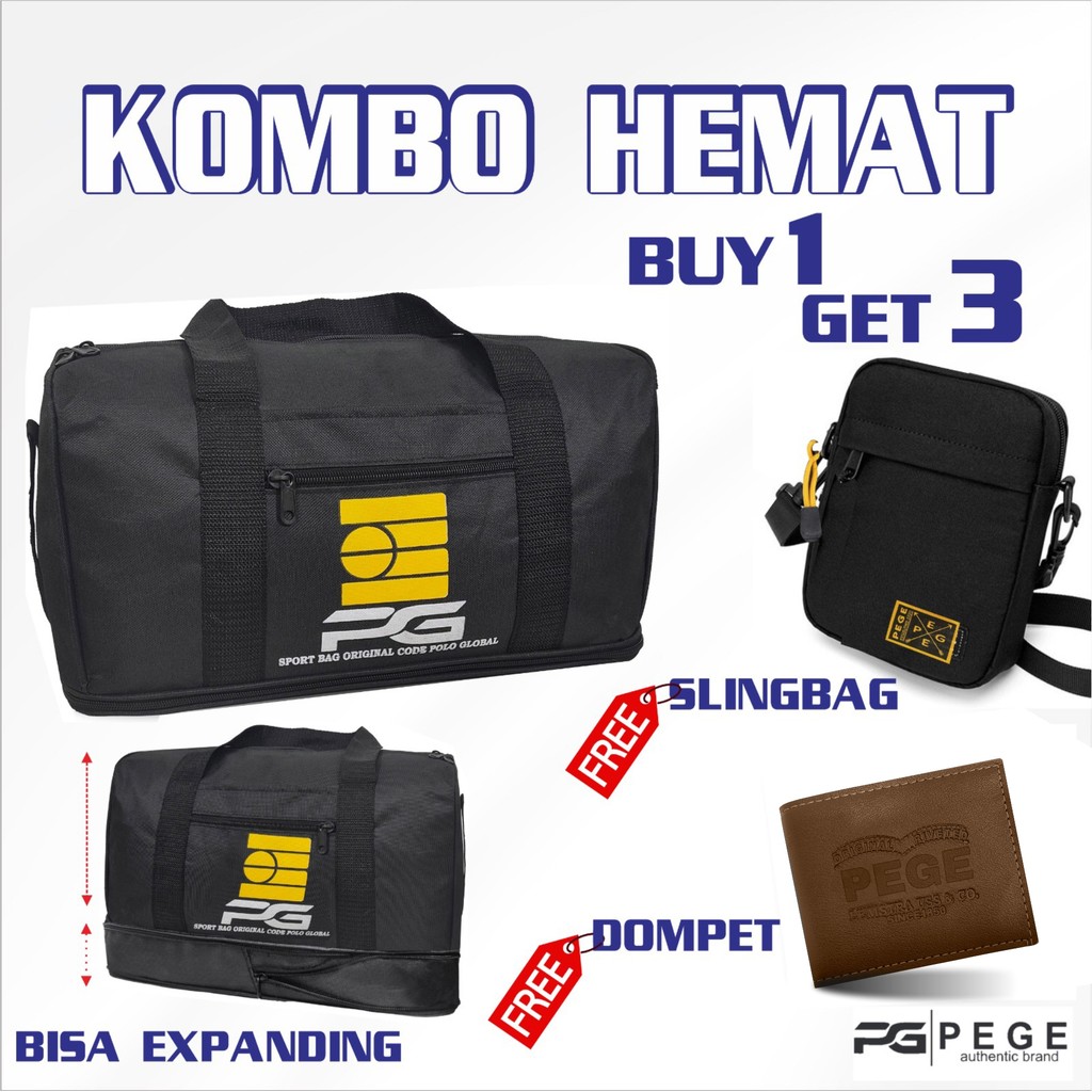 BUNDLING PEGE Wallet Crossbody Clothes Bags Economical Combo Duffel ...