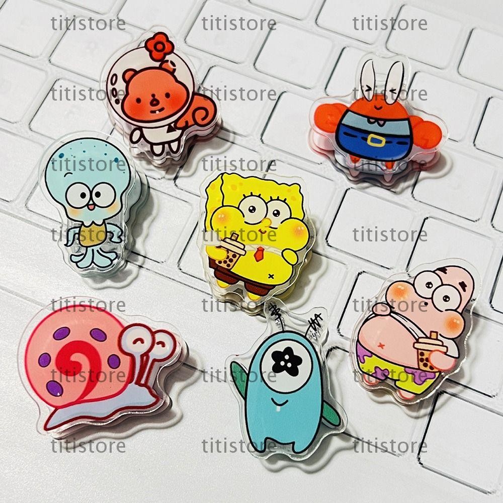TITISTORE Photo Binder Clips, SpongeBob Stationery SpongeBob Acrylic ...