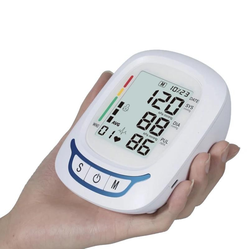 Upper Arm Cuff Monitor Electronic Sphygmomanometer Household Blood ...