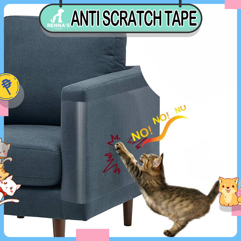 Renna's Cat Anti Grasping Tape Protective Clothing Film Training ...