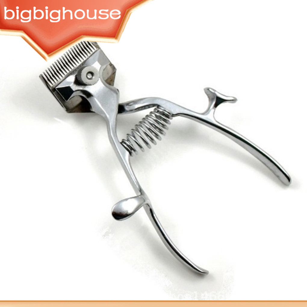 【Biho】Silver Soothing Hair Clippers With Manual Trimmer Clipper Combs ...