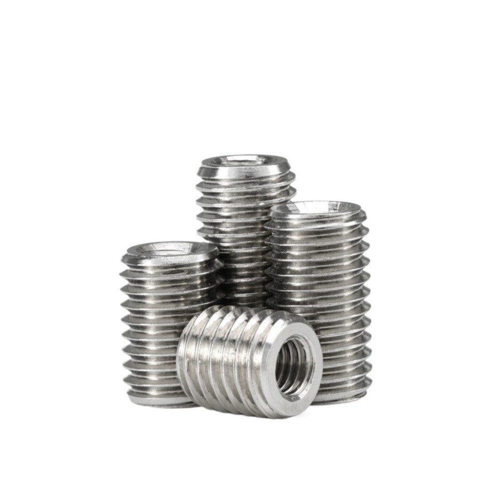 Inner Outer Thread Nut 304 Stainless Steel Straight Thread Protective ...