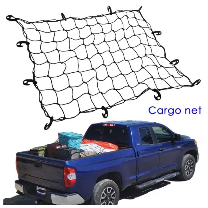 Pikup Ranger Hilux Triton Cargo Net Jaring Pickup Barang with hook ...