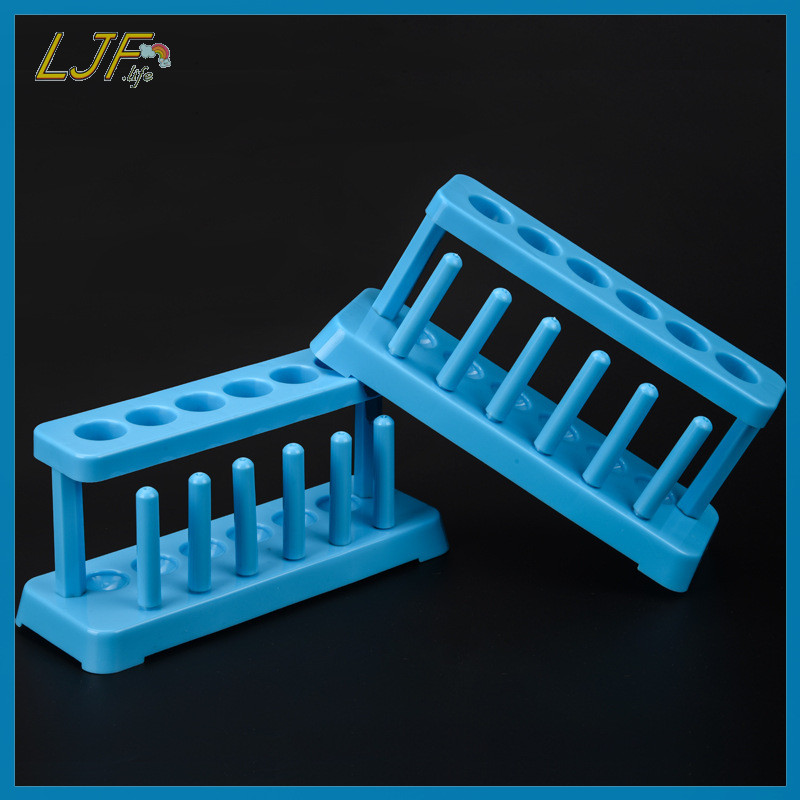 LJF Lab School Supplies Red Plastic Test Tube Rack Holder Support ...