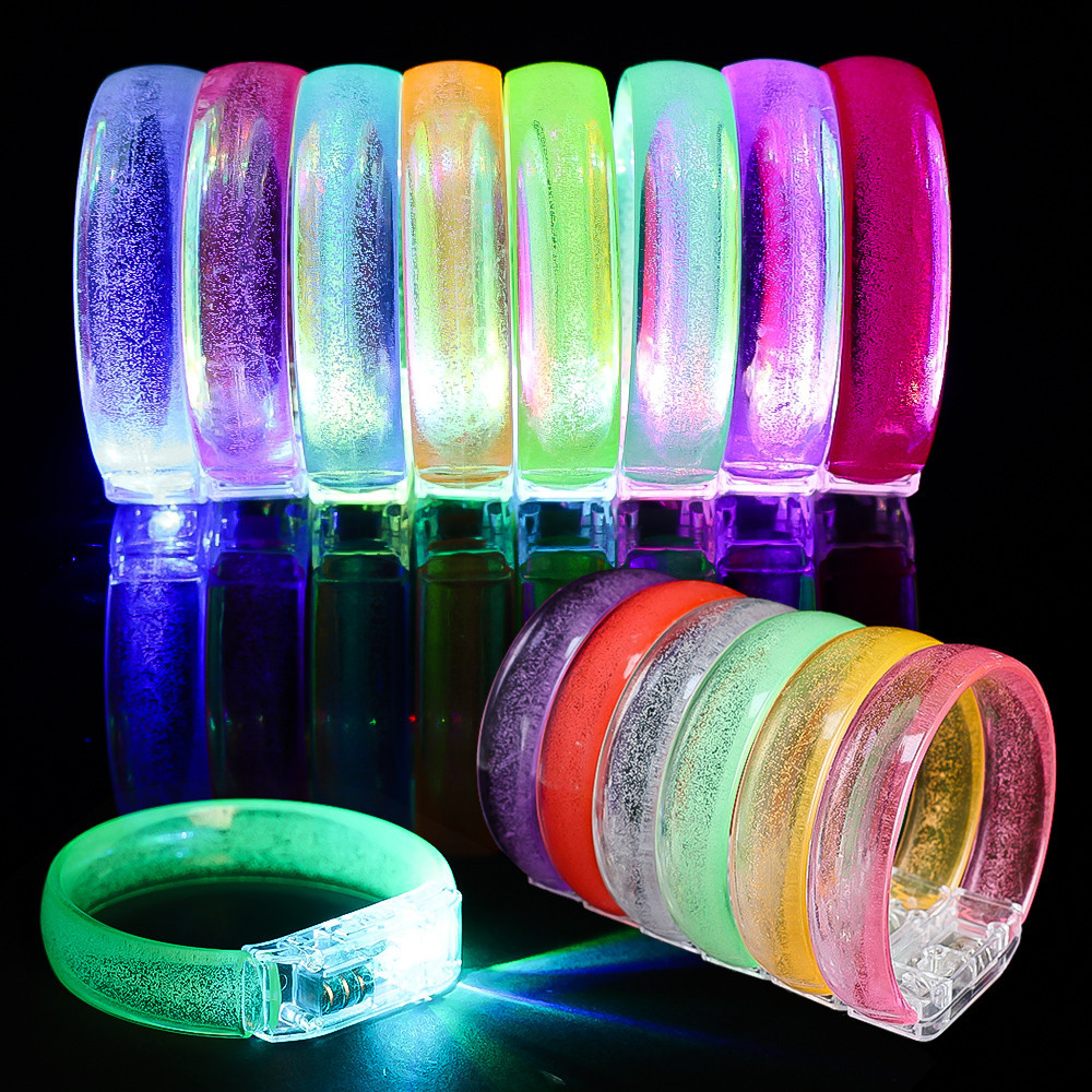Colorfu Flashing Light Up Toy - Battery-powered Glow Sticks Bracelet ...