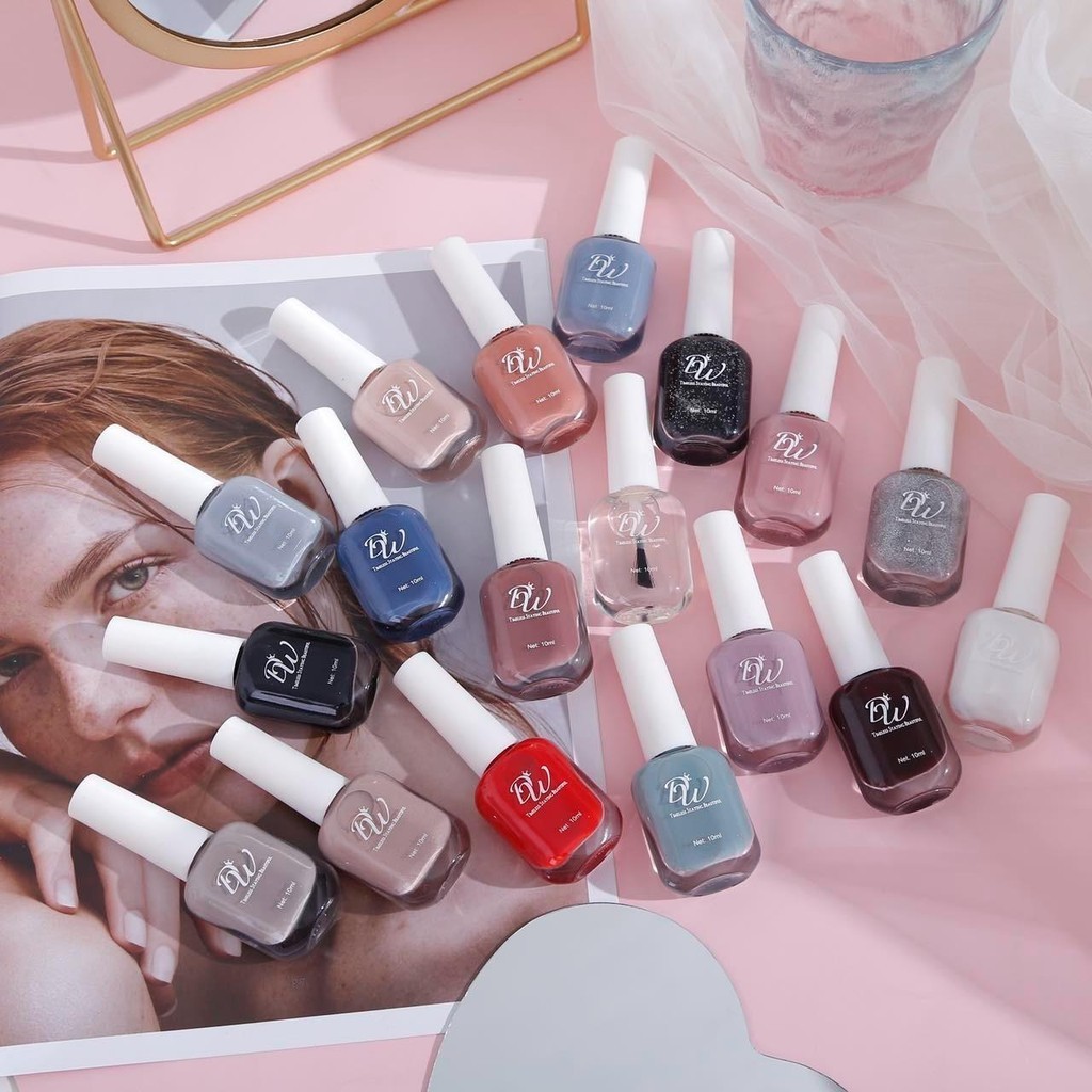 DW Nail polish quick drying long lasting 10ml nail color Nail Art Nail ...