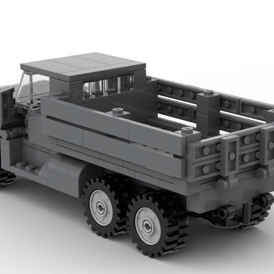 Moc-xm407 Ural-375 Truck Electronic Drawing Insert Building Blocks 251 ...