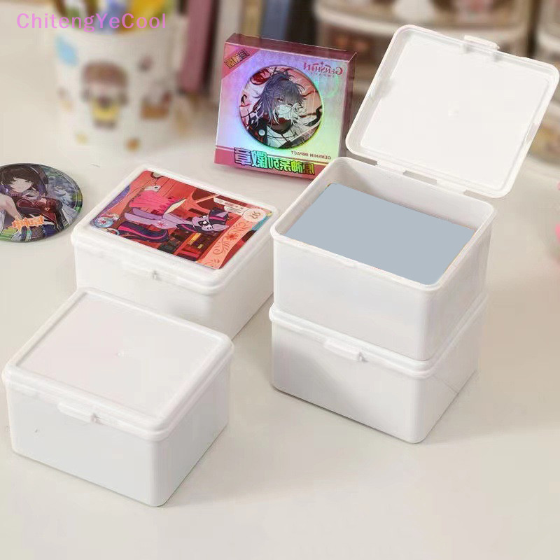 【HGPH】 Korean Transparent Storage Box Card Photocard Storage Box Photo ...