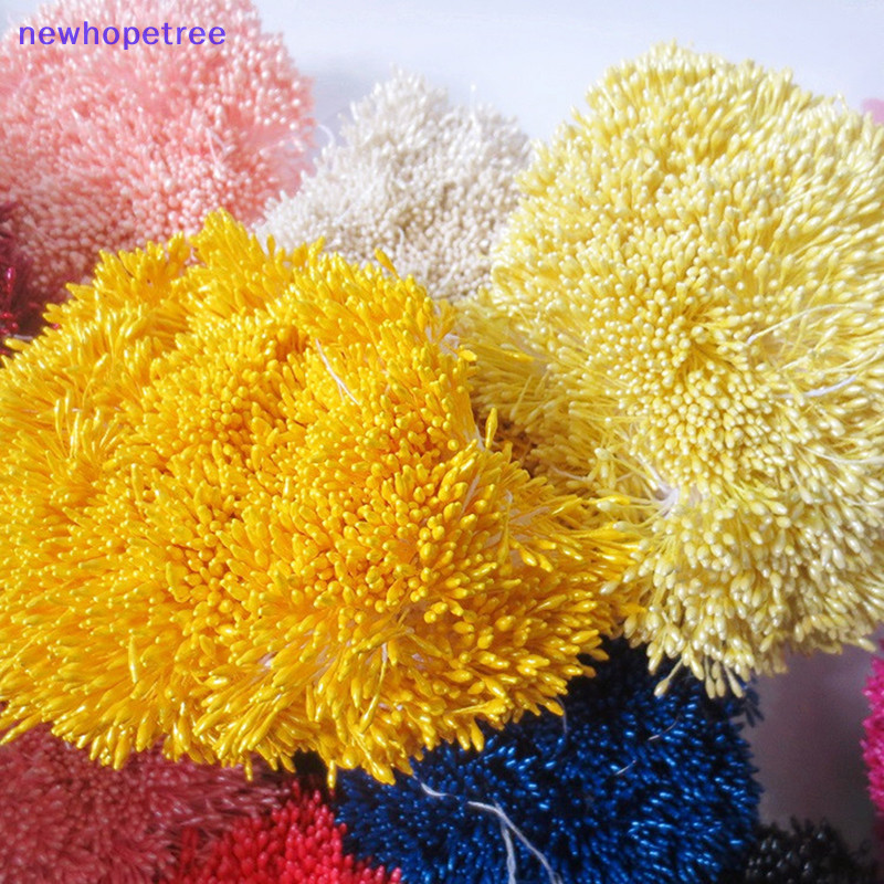 NTPH 400Pcs Mini Flower Stamen Artificial Pearl Pistil Double Heads DIY ...