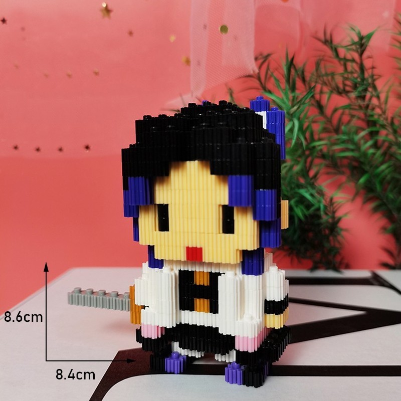 【DUZ】Demon Slayer Building Block Cartoon Anime Nezuko Tanjirou Zenitsu ...