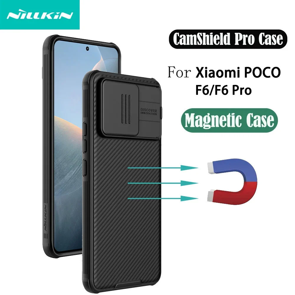 POCO F6 Case NILLKIN CamShield Pro Slide Camera Lens Protection ...