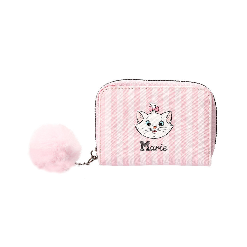 MINISO Disney Cat Collection Zip Around Coin Purse Pink Marie | Shopee ...