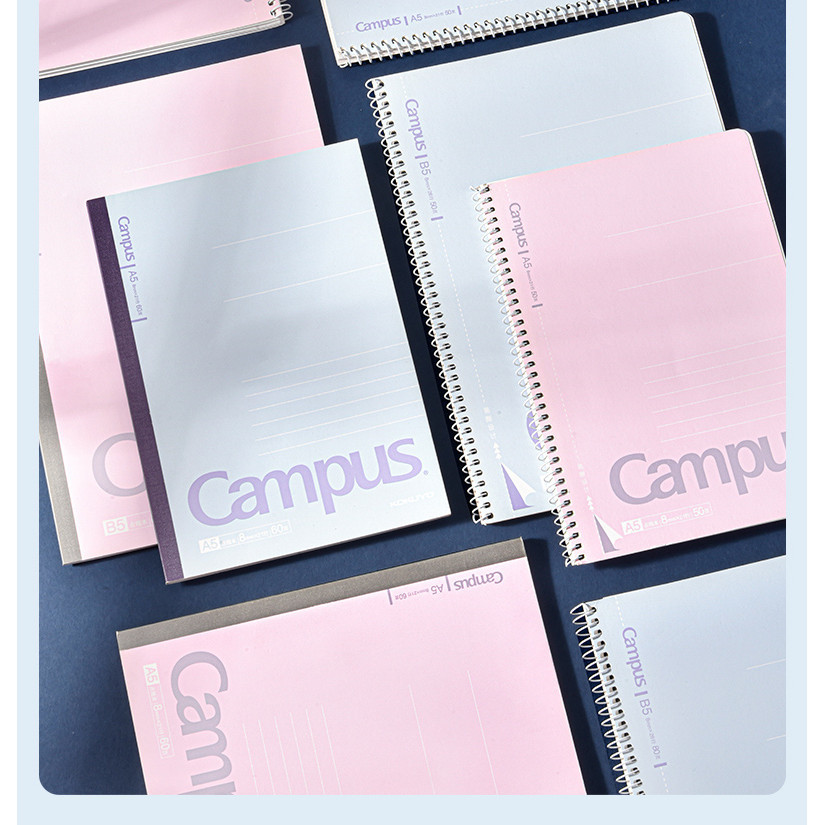 Japan kokuyo kokuyo Campus Spiral a5 Soft Surface Copy Wireless Binding ...