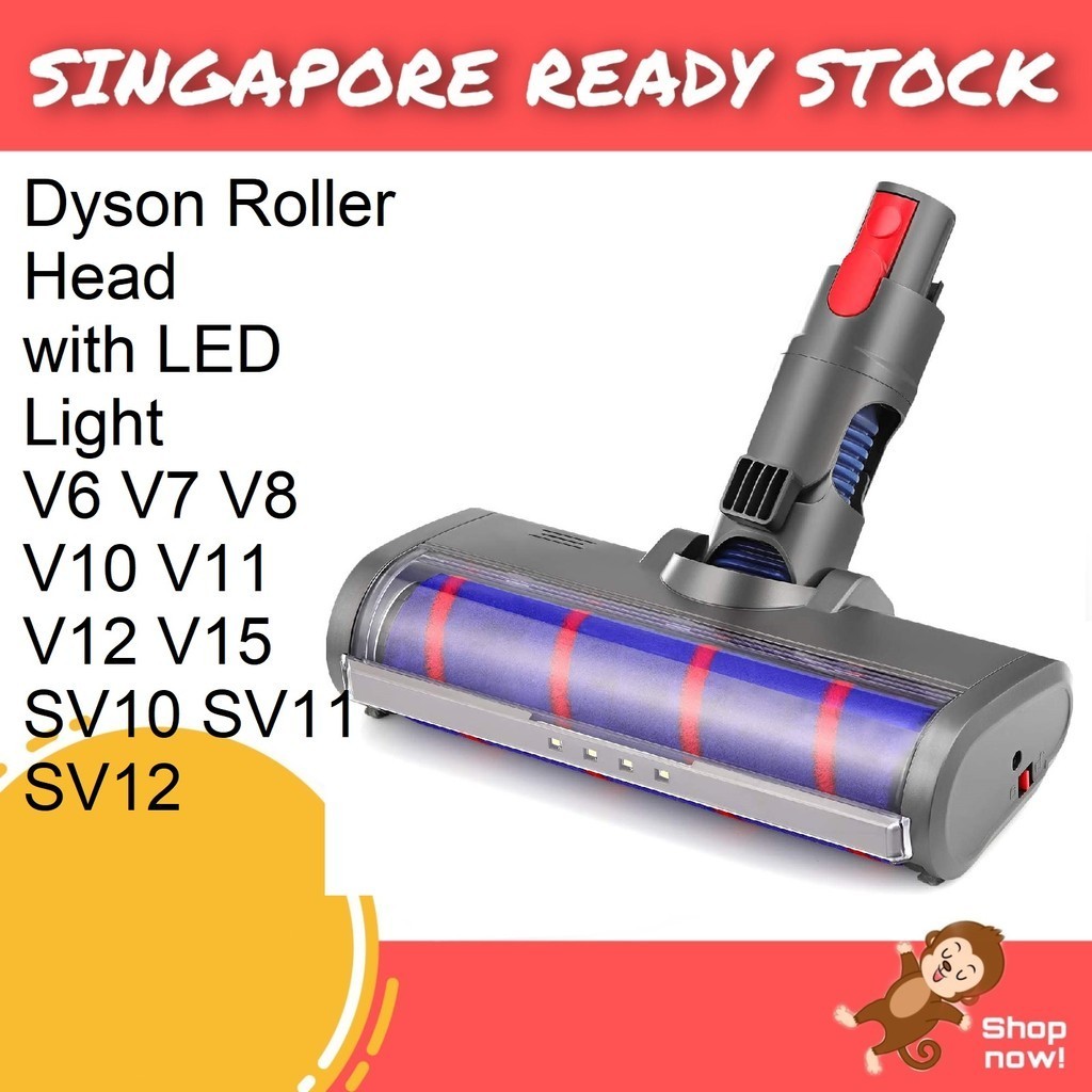 JLD Dyson Soft Roller Cleaner Head with LED for Dyson Cordless Stick ...