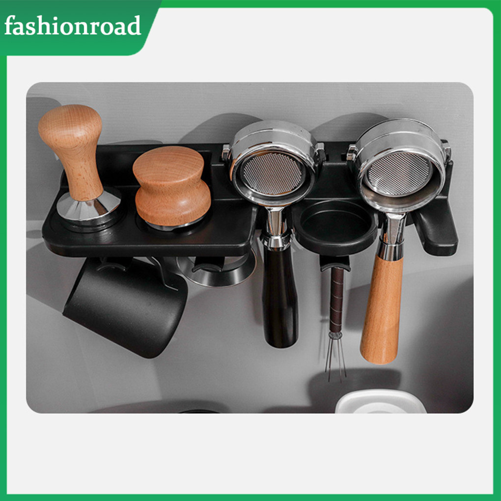 Plastic Wall Mounted Coffee Ware Storage Rack Save Space Clean And Tidy ...