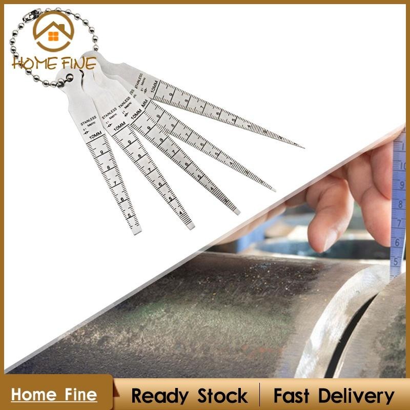 [Katharina_x] 5 Pieces Feeler Gauges Gaps Gauge Multipurpose Taper Gauges 1-10mm Gaps Measuring ...