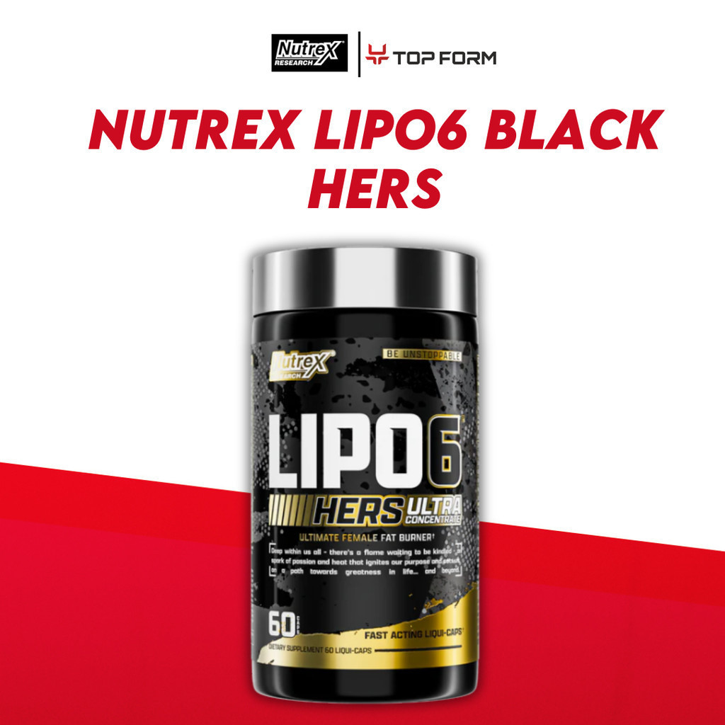 Nutrex Lipo-6 Black Hers Ultra Concentrate 60 caps-Fat Burner, Appetite ...