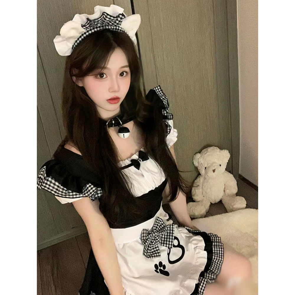 Maid cos Cute Soft Girl Cat Maid Uniform Plus Size lolita cosplay ...
