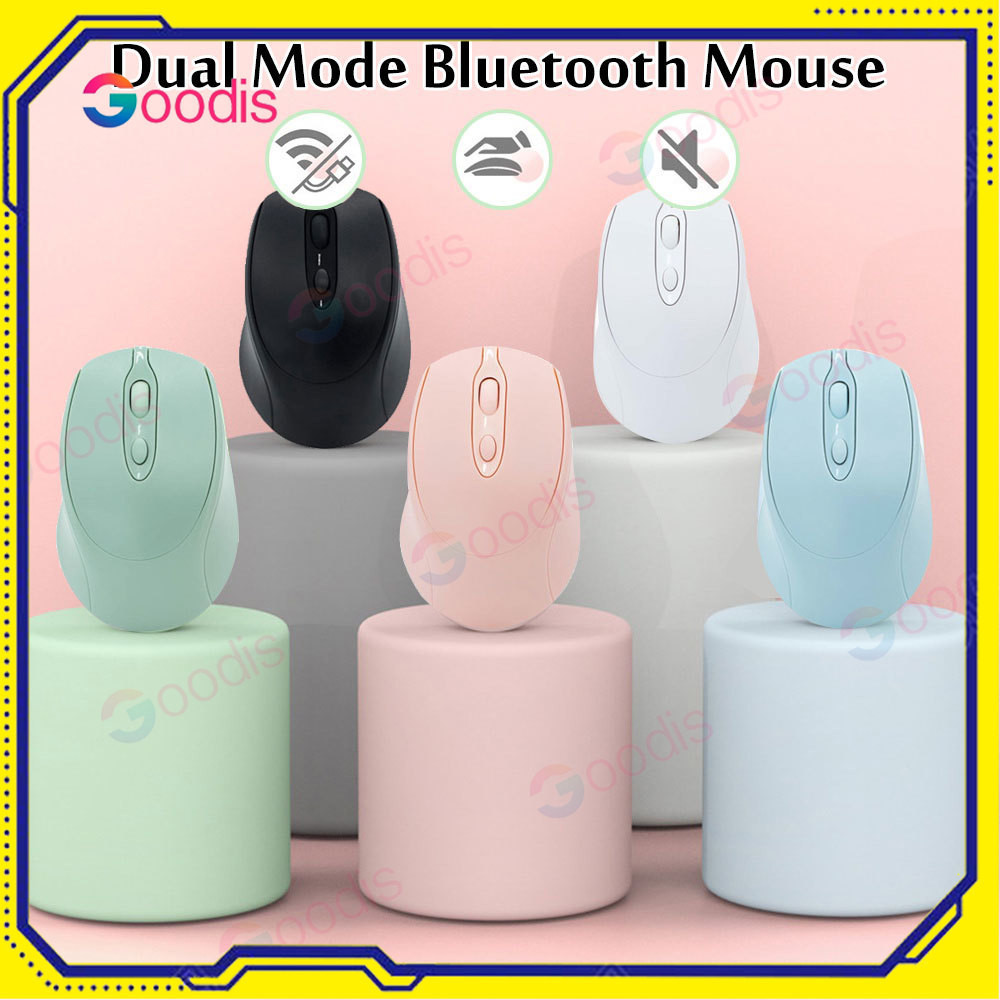 Wireless Mouse Bluetooth 2.4Ghz Receiver Optical 3 Levels Adjustable ...
