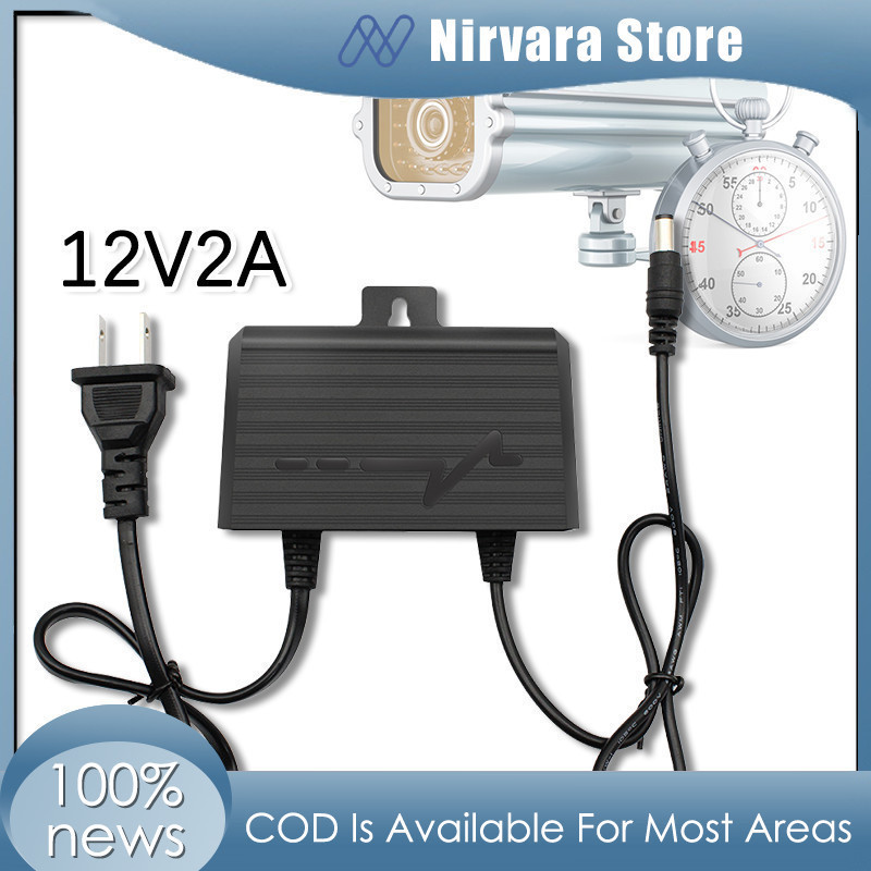 12V 2A Waterproof Power Adaptor CCTV Power Adapters US Plug Power ...