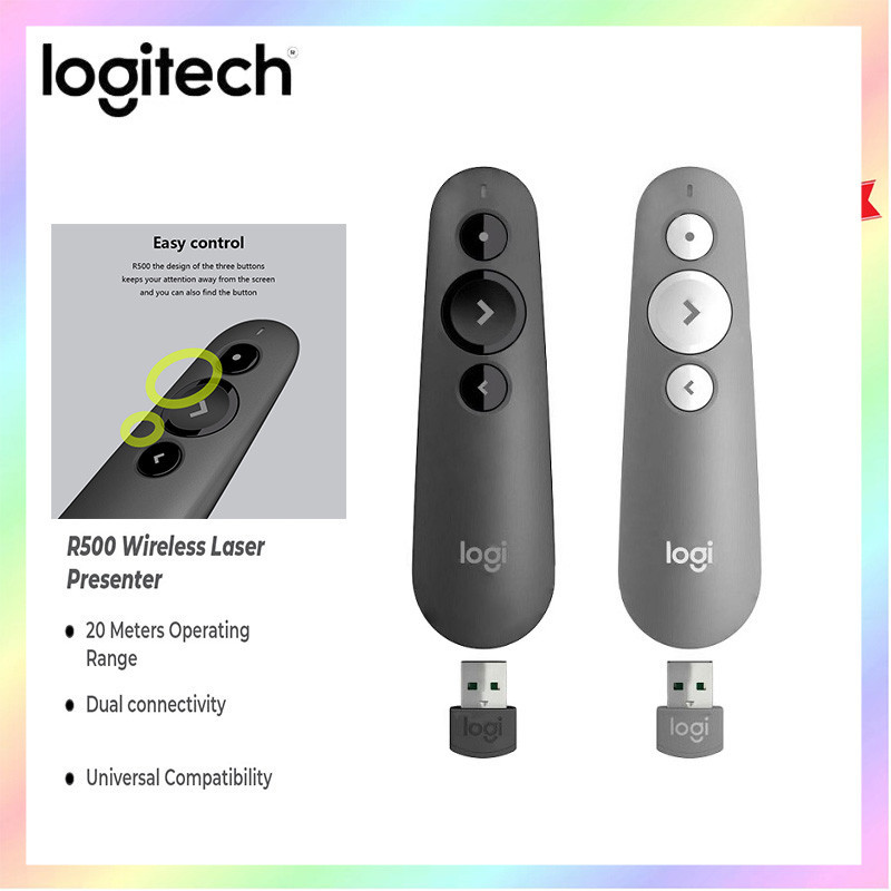 R500 Wireless Laser Presenter Red laser Microphone Business ...